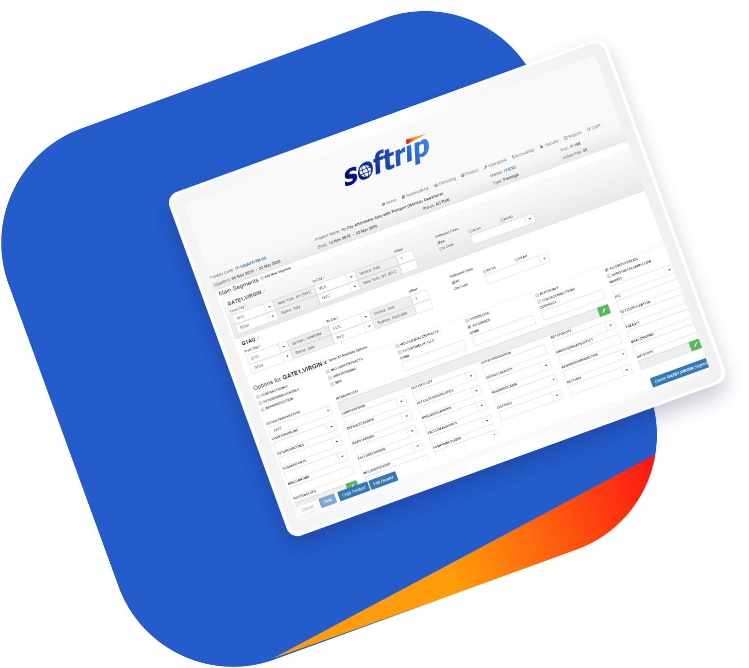 Multi-Day Tour Operator Software - Softrip